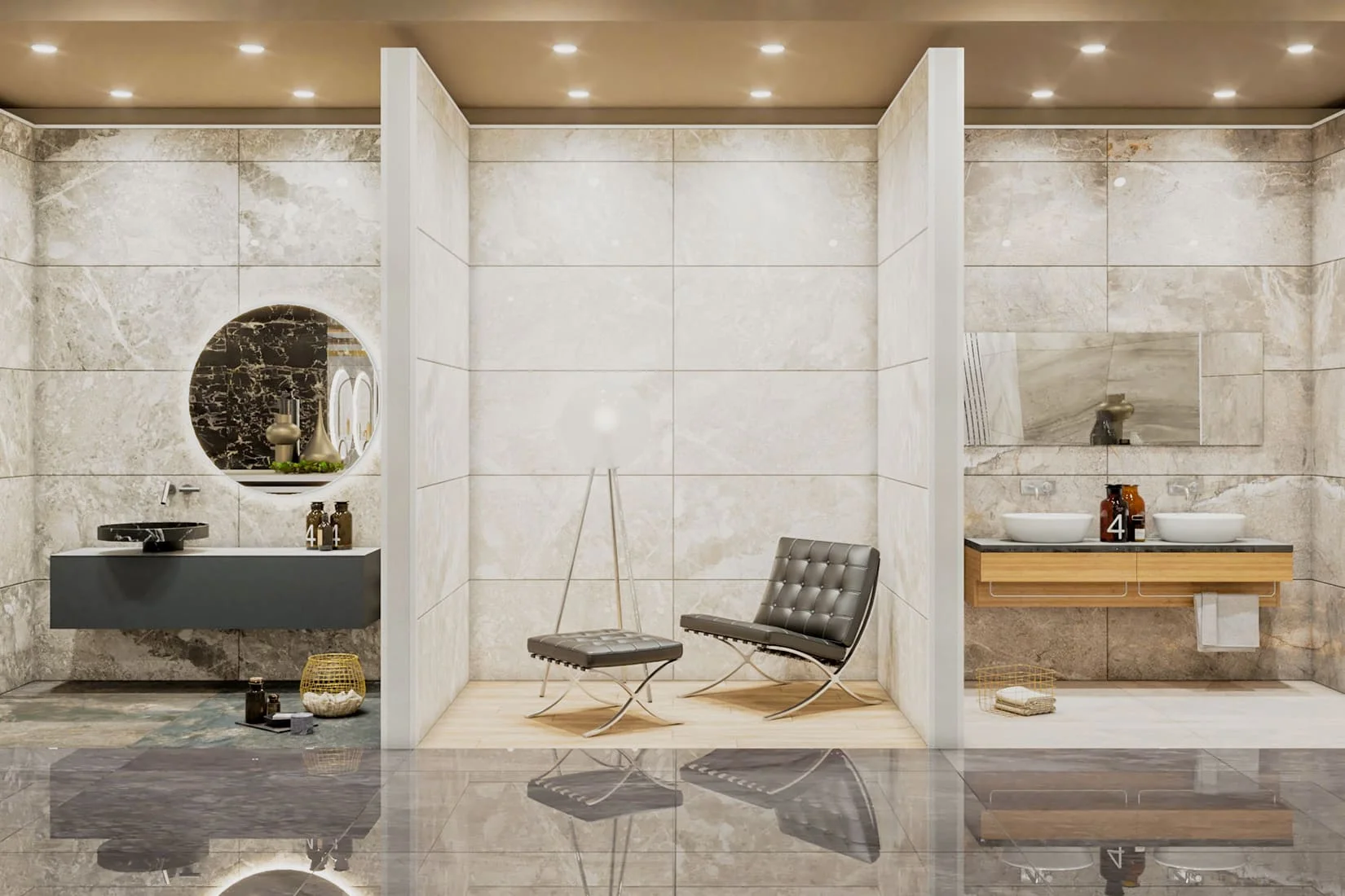 Good practices for the refurbishment of a tile showroom