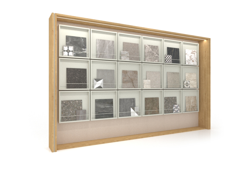 Ceramic Tile Display Panel | Boutique Balcony Panels